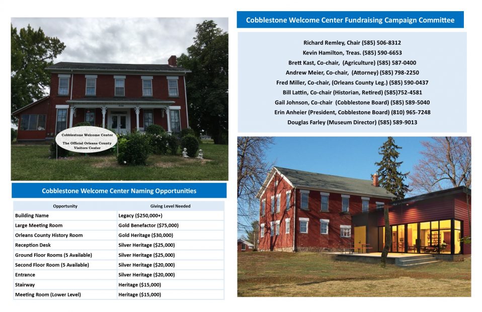 The Cobblestone Museum – Cobblestone Welcome Center